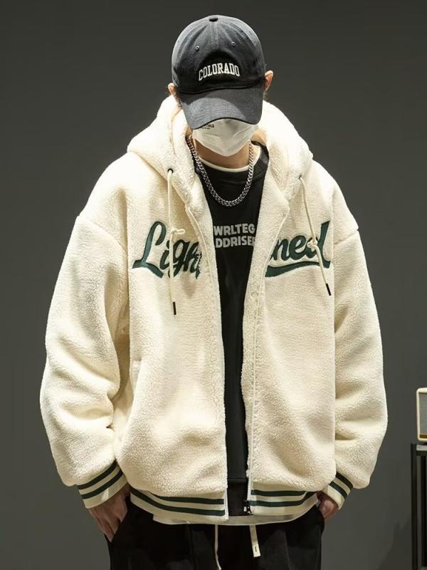ニット メンズ 男性用 秋冬 加絨 厚手 フード付き コットン 青少年 向け 防寒 アウター トップス グレー 紺色 アイボリー・カテゴリ: カーディガン・スタイル: スポーツ・版型: ルーズ・ネックライン: クルーネック・袖丈: 長袖・厚...
