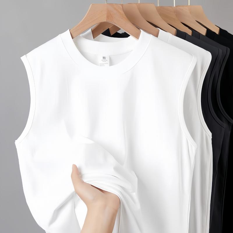 Tシャツ メンズ タンクトップ コットン 無地 スポーツ トレーニング インナー トップス ルームウェア 部屋着 白 黒・カテゴリ: Tシャツ/タンクトップ・版型: ゆったり・柄: 無地・主な素材: 綿・対象: ティーン・スタイル: スポー...