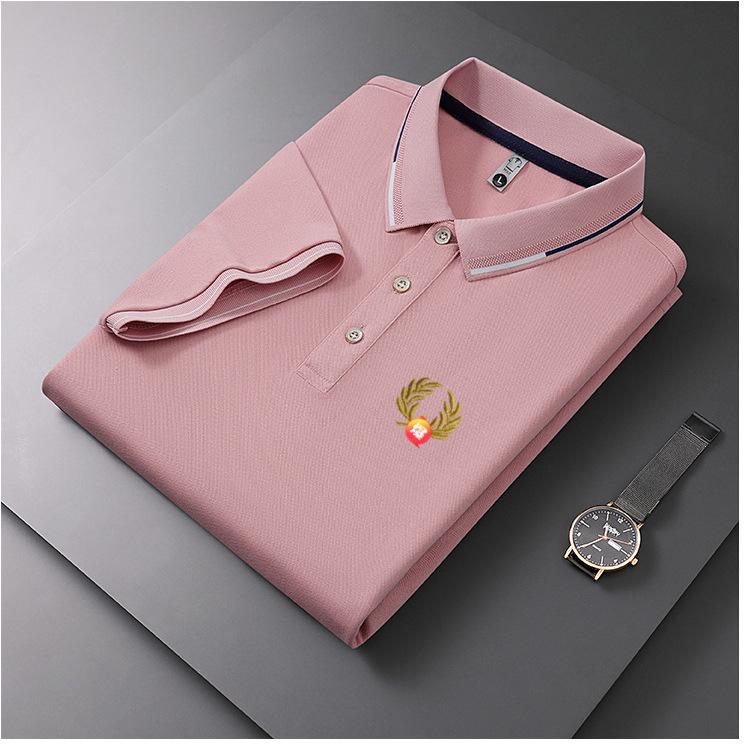 ポロシャツ メンズ 半袖 コットンブレンド 無地 刺繍入り スキッパー カジュアル 中国風 吸湿速乾 通気性 ホワイト ブラック ネイビー オレンジ ピンク グリーン グレー 春夏 S M L XL XXL 3XL 4XL・カテゴリ: ポロ...