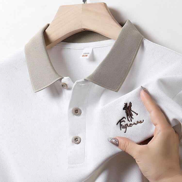 ポロシャツ メンズ 半袖 Tシャツ 紳士服 トップス 襟付き ポリエステル 薄手 無地 夏物 カジュアル ビジネス 白/緑/黒/オレンジ/紺 M/L/XL/2XL/3XL/4XL・スタイル: ビジネス.カジュアル・袖丈: 半袖・フィット: ...