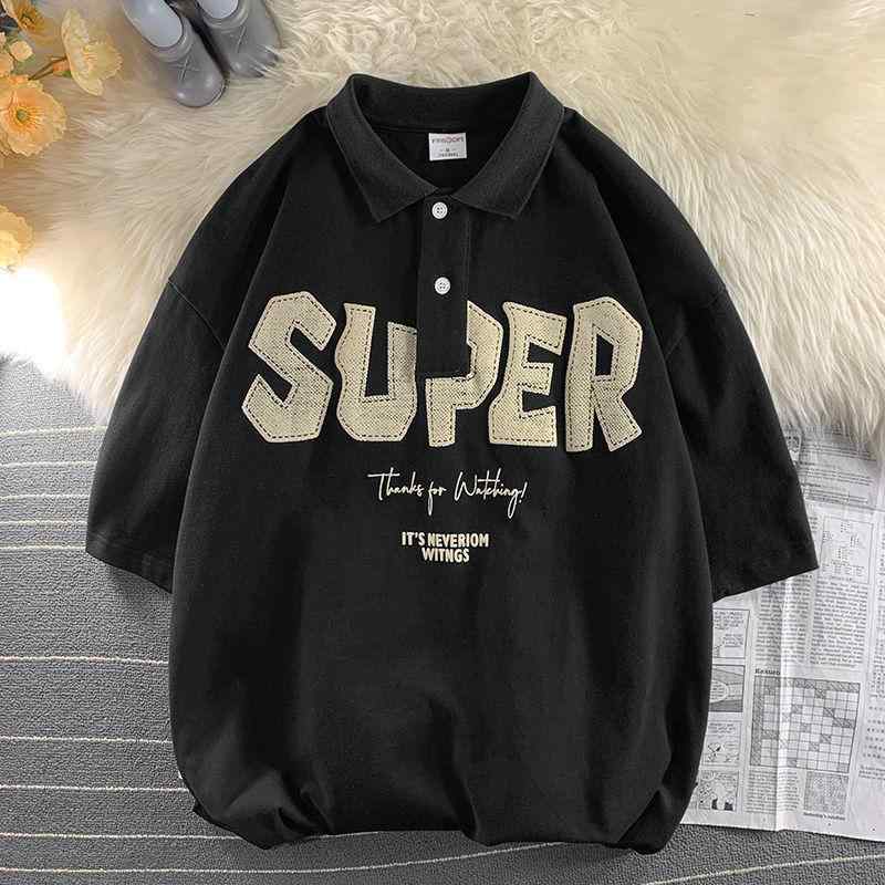 ポロシャツ メンズ 半袖 襟付き トップス 配色 コットン 5分袖 カットソー ゆったり 普段使い ブラック ホワイト グレー・カテゴリ: ポロシャツ・スタイル: ストリート・袖丈: 五分袖/七分袖・シルエット: ルーズ・柄: 配色・加工:...