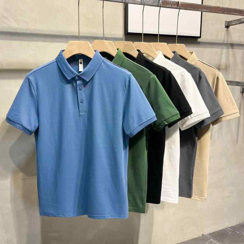 ポロシャツ メンズ 接触冷感 半袖 ビジネス トップス 無地 夏 サマー 涼しい ポリエステル混紡 カジュアル スタイル カットソー・スタイル: 軽熟カジュアル・袖丈: 半袖・柄: 無地・・対象年齢: 18-24歳・素材: 化学繊維混紡・主...