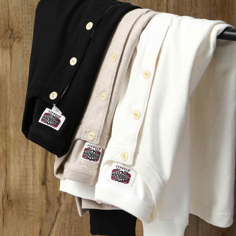 Tシャツ メンズ ヘンリーネック 長袖 厚手 無地 コットン トップス カットソー プルオーバー 秋冬 カジュアル・カテゴリ: Tシャツ・スタイル: カジュアル・柄: 無地・対象年齢: 成人・対象性別: 男性・タイプ: Tシャツ・フィット:...