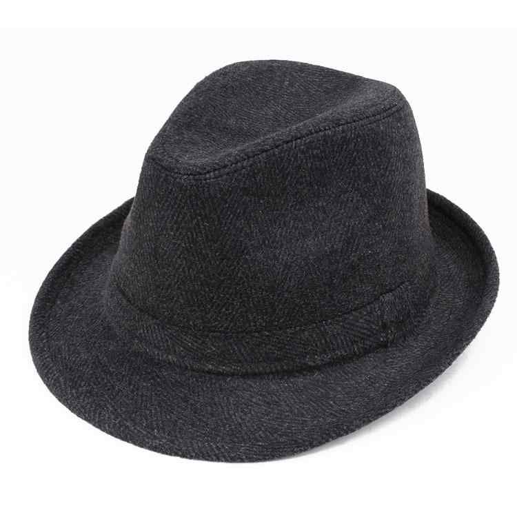 帽子 メンズ 男性用 礼帽 ウール フェルト ハット 秋冬 防寒 あったか 普段使い