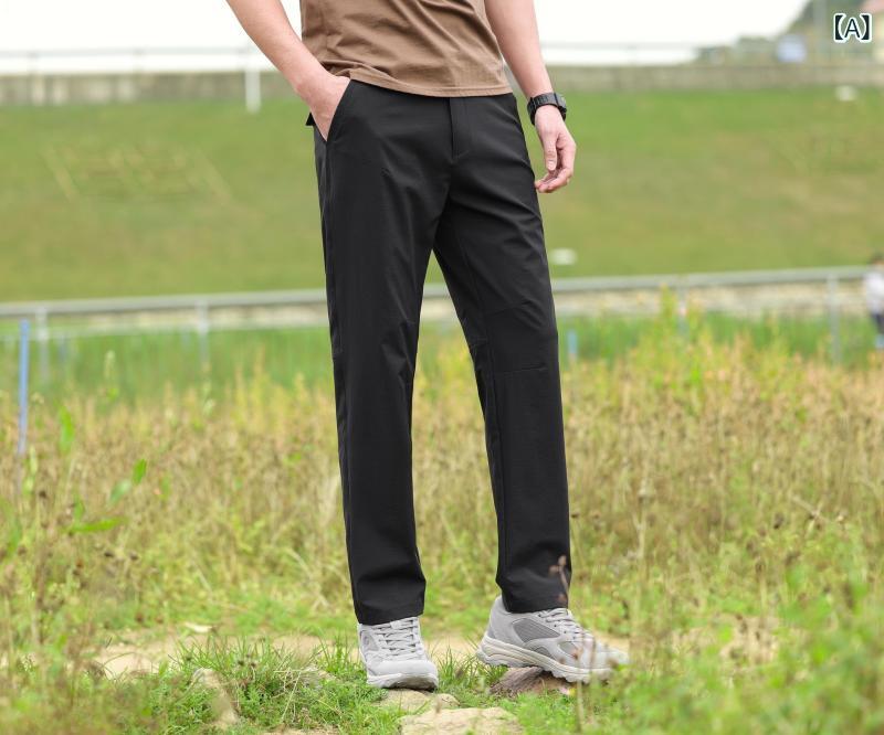 パンツ メンズ アウトドアパンツ 薄手 速乾 スポーツパンツ 作業ズボン カーゴパンツ ストレート ミリタリー ワークパンツ 春・スタイル: ビジネス・対象: メンズ・カテゴリ: ズボン・パンツ丈: フルレングス・パンツ型: ストレート・股...