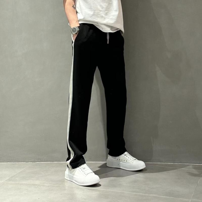 パンツ メンズ 厚手 サイドライン ストレートパンツ 伸縮性 通気性 コットン ズボン 黒 白 カーキ 緑 青・カテゴリ: カジュアルパンツ・スタイル: ベーシック・対象: 青少年.成人・フィットタイプ: ルーズ・パンツ丈: フルレングス・...