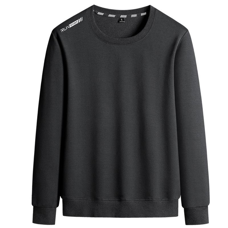 スウェット メンズ 男性用 裏起毛 長袖 コットン 秋冬 大きいサイズ ゆったり トレーナー プルオーバー 無地 黒 ブラック グレー 部屋着 普段使い