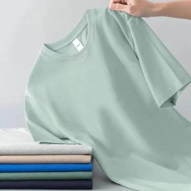 Tシャツ メンズ 半袖 Tシャツ ビッグシルエット 丸首 無地 薄手 ポリエステル ホワイト ブラック グレー ブルー グリーン カーキ 大きいサイズ・スタイル: ベーシック・素材: ポリエステル繊維(96%以上)・柄: 無地・タイプ: プ...