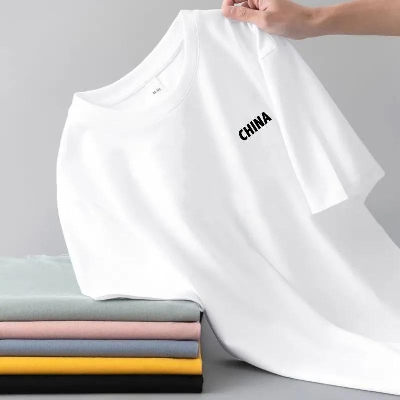Tシャツ メンズ 半袖 ポリエステル トップス カットソー プルオーバー ラウンドネック ルーズフィット プリント 薄手 普段着 デイリーウェア スポーティ カジュアル 白 黒 グレー カーキ 春夏・カテゴリ: Tシャツ・スタイル: ベーシ...