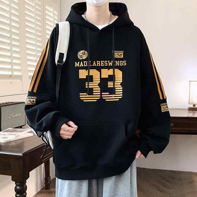 パーカー メンズ 春秋 長袖 プルオーバー フード付き トップス 10代 20代 ゆったり カジュアル スポーティー 白 黒 グレー 赤 M L XL 2XL 3XL・カテゴリ: 卫衣/绒衫・スタイル: 流行・袖丈: 長袖・袖型: 通常・柄...