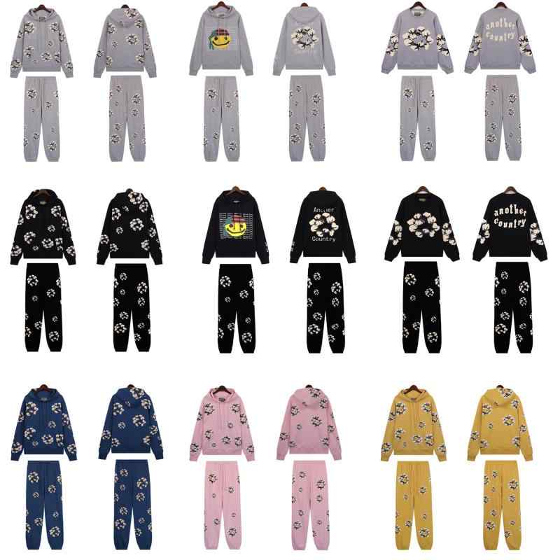 スウェット メンズ 男性用 セットアップ 上下セット 綿 長袖 パーカー &amp; スウェットパンツ 美式 カジュアル ルームウェア 部屋着 春秋冬 ブラック グレー ピンク イエロー ブルー・商品カテゴリ: スウェット/トレーナー・スタ...