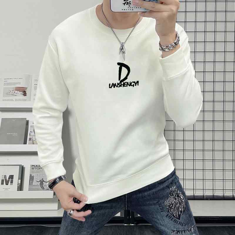 2個セットスウェット メンズ トレーナー 長袖 トップス プリント プルオーバー 秋服 男性用 コットン カジュアル スタイル 白 黒 珈琲色 緑 黄色 M L XL 2XL 3XL 4XL・カテゴリ: トレーナー/スウェット・スタイル: ...