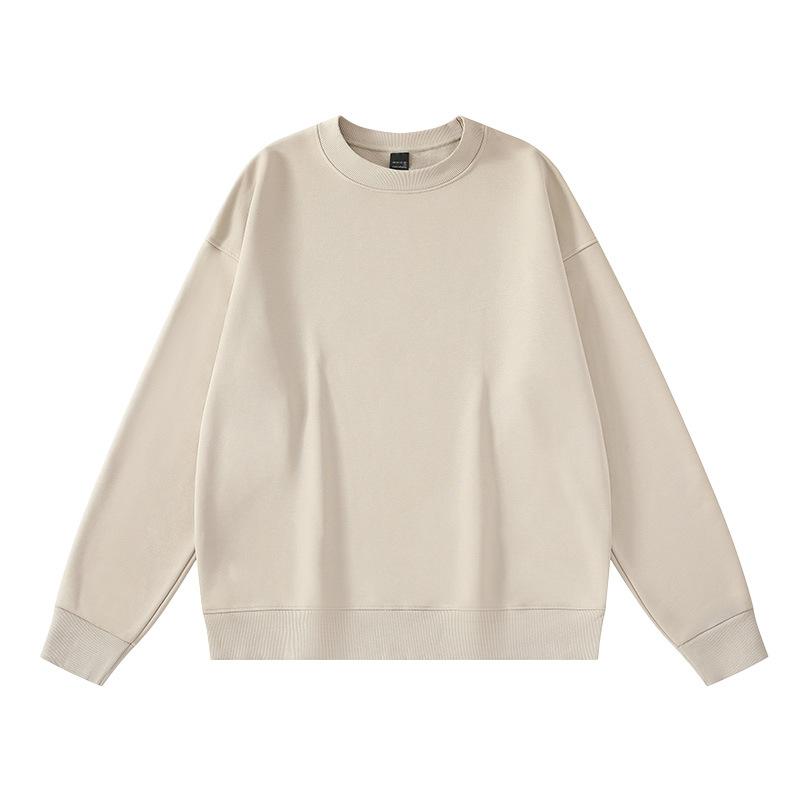 スウェット メンズ 秋冬 無地 クルーネック プルオーバー ゆったり コットン 長袖 トップス カジュアル アメカジ アイボリー ブラック グレー ベージュ ブラウン グリーン・カテゴリ: 卫衣/绒衫