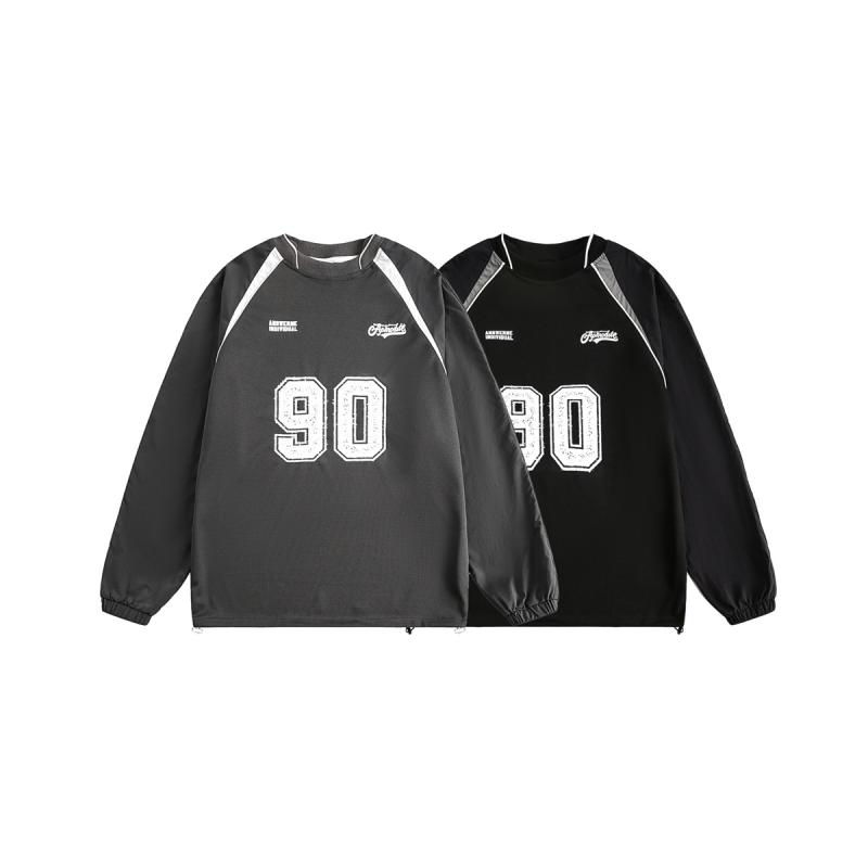 スウェット メンズ トレーナー プルオーバー 長袖 トップス プリント ゆったり ラウンドネック 黒 ブラック グレー 普段使い 秋冬 カジュアルスタイル・カテゴリ: トレーナー/スウェット・スタイル: 日式レトロ・対象年齢: 18-24歳...