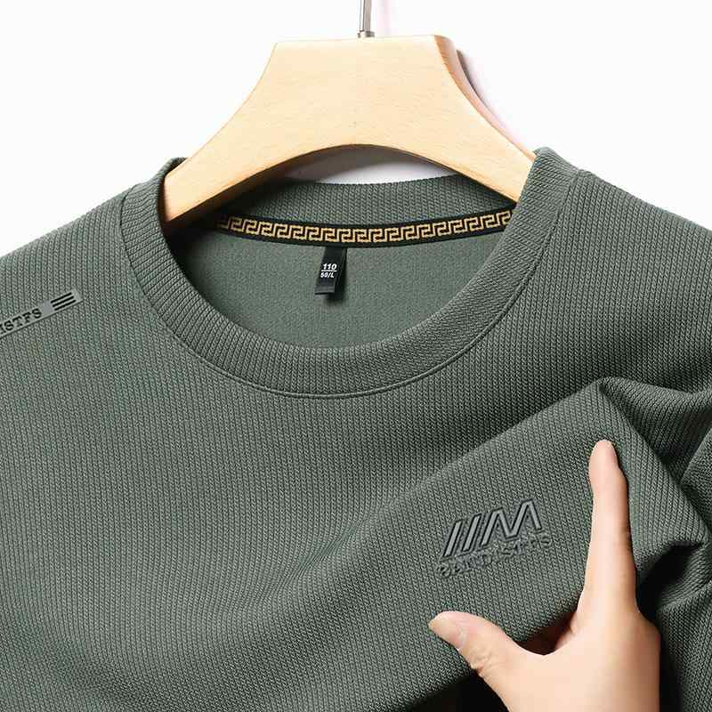 メンズ トレーナー 秋冬 トップス 長袖 Tシャツ カットソー プルオーバー ラウンドネック ゆったり 普段使い 韓国 ポリエステル プリント あったか 裏起毛 M L XL 2XL 3XL 4XL・スタイル: 韓国版・カテゴリ: 衛衣/絨...