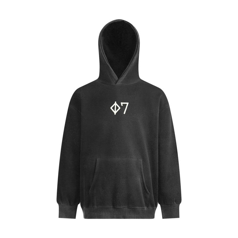 パーカー メンズ ストリート系 ウォッシュ加工 アルファベットプリント フーディ プルオーバー 長袖 トップス 綿混紡 ゆったりめ カジュアル ブラック ホワイト 秋