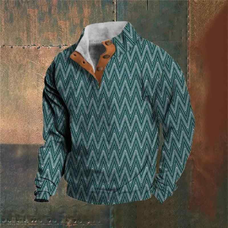 スウェット メンズ 立襟 長袖 ヘンリーネック デジタルプリント リネン混紡 ゆったり 大きめサイズ・スタイル: ベーシック・対象: メンズ・カテゴリ: スウェット・トレーナー・袖丈: 長袖・タイプ: カーディガン・ネックライン: スタンド...