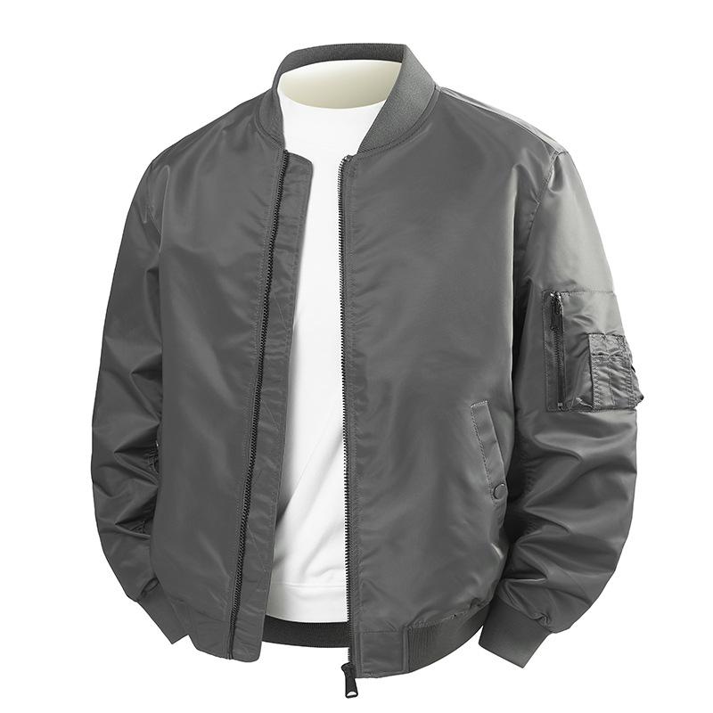 ジャケット メンズ MA-1 男性用 フライトジャケット 野球服 ブルゾン ジャンパー ゆったり 大きめサイズ ワークウェア 春秋 グレー カーキ ブラック ネイビー レッド イエロー・カテゴリ: ジャケット・スタイル: 日本 рабочи...