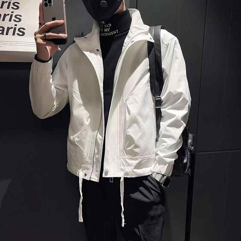 2個セットジャケット メンズ 男性用 S XS 小柄 コーデュロイ 裏起毛 防寒 無地 ブルゾン トップス ブラック ホワイト オレンジレッド・素材: 灯芯绒.兔毛・スタイル: 韓国・タイプ: カジュアルスーツ・フィット: スリム・フード:...