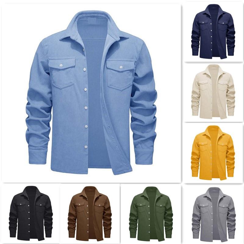 ジャケット 男性用 コーデュロイ ブルゾン 長袖 襟付き ストライプ柄 カジュアル アウター 春秋物 黒 グレー ベージュ・商品カテゴリ: ジャケット・スタイル: ベーシック・対象年齢: 成人・対象: メンズ・襟型: 襟付き・フィット: ル...