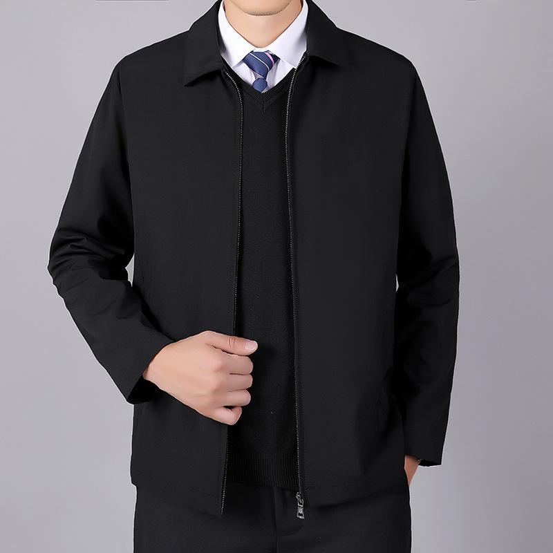 ジャケット メンズ 男性用 ブルゾン 春秋 撥水 防風 紳士服 アウター ジャンパー ミドルエイジ シニア ビジネス カジュアル スポーティー ブラック 黒 ネイビー 紺色 グリーン 緑 M L XL 2L 3L 4L 5L 6L 7L 8...