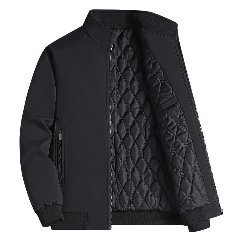 ジャケット 男性用 中綿入り 防寒 防風 アウター シニア 紳士服 ビジネス カジュアル 立襟 ポリエステル ブラック グレー ブルー 大きいサイズ 秋冬・商品カテゴリ: ジャケット・スタイル: .ビジネス・対象年齢: 成人・対象: メンズ...