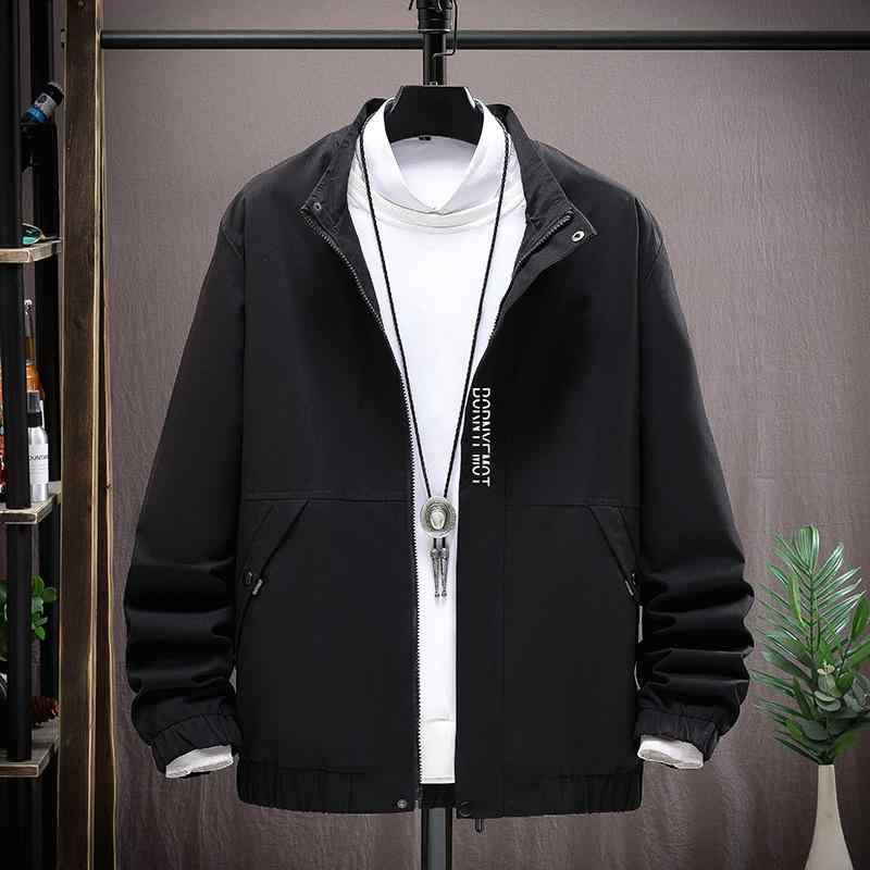 ジャケット 男性用 ブルゾン トップス 長袖 立襟 無地 薄手 ルーズフィット ブラック カーキ ブルー・カテゴリ: ジャケット・スタイル: カジュアル・ネックライン: スタンドカラー・シルエット: ルーズ・袖丈: 長袖・カラー: ブラック...