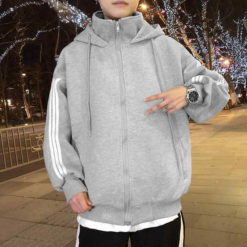 ジャケット 男性用 ブルゾン 春秋 韓国 ポリエステル ゆったり 修身 長袖 黒 ブラック グレー・カテゴリ: ジャケット・スタイル: 韓国・フィット: スリム・フロント: ジッパー・フード: なし・・柄: -・対象: ティーン・素材: ポ...