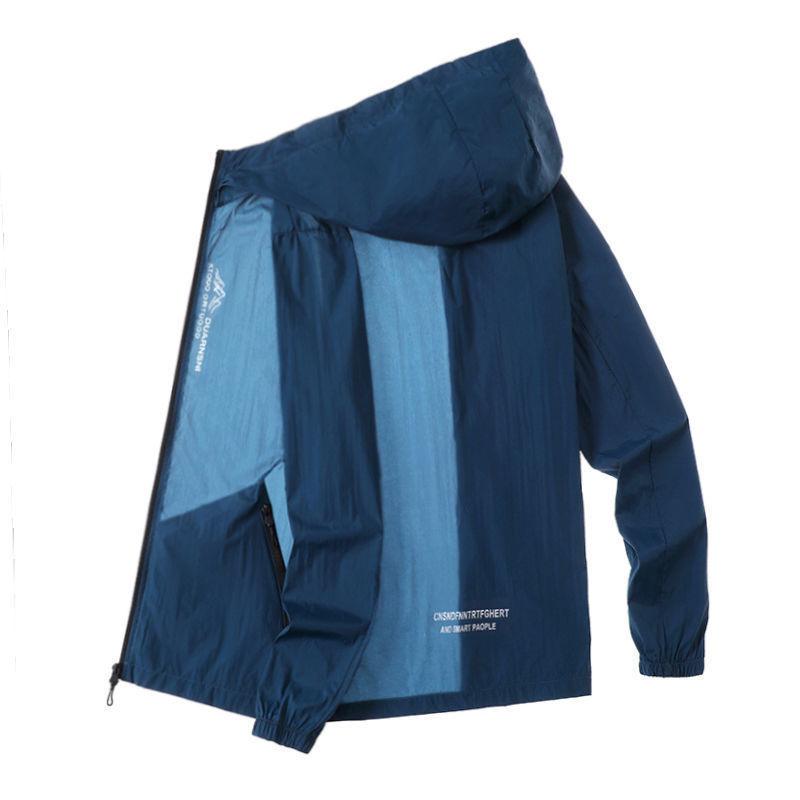 ジャケット メンズ 男性用 春秋 薄手 スリム 韓国 フード付き ライトアウター スポーツ 普段使い 9971浅グレー 9971藍色 9971深グレー オレンジ系・カテゴリ: ジャケット・スタイル: 韓国・襟の形: スタンドカラー・フィット...