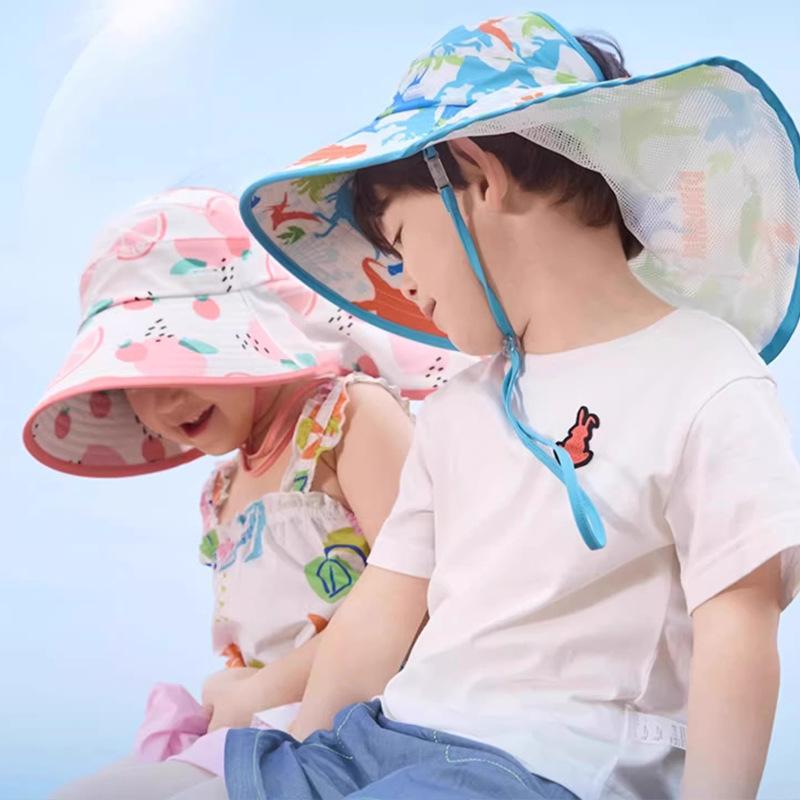 帽子 キッズ 子供用 UVカット帽子 女の子 男の子 サマーハット ピンク系 グリーン ブルー 紫外線対策 通気性 遮光性 3歳 4歳 5歳 6歳 7歳 8歳 9歳 10歳 幼稚園 保育園 小学生 旅行 遠足