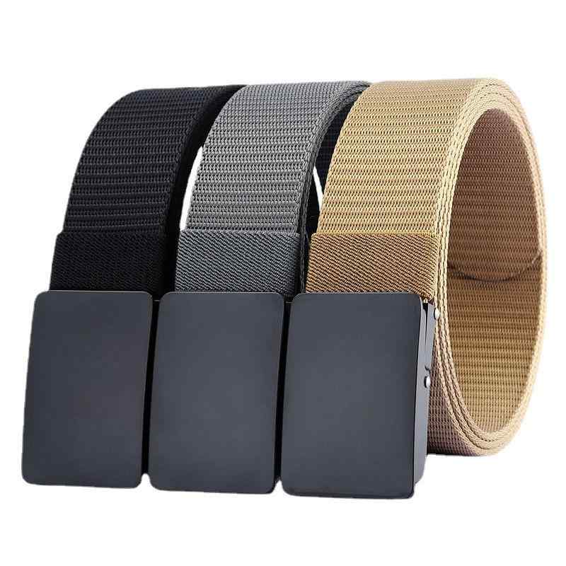 ベルト メンズ 帆布 キャンバス 紳士 男性用 カジュアル ビジネス 作業用 シンプル 普段使い ナイロン メッシュ カーキ グレー ブラック 黒 亜鉛合金