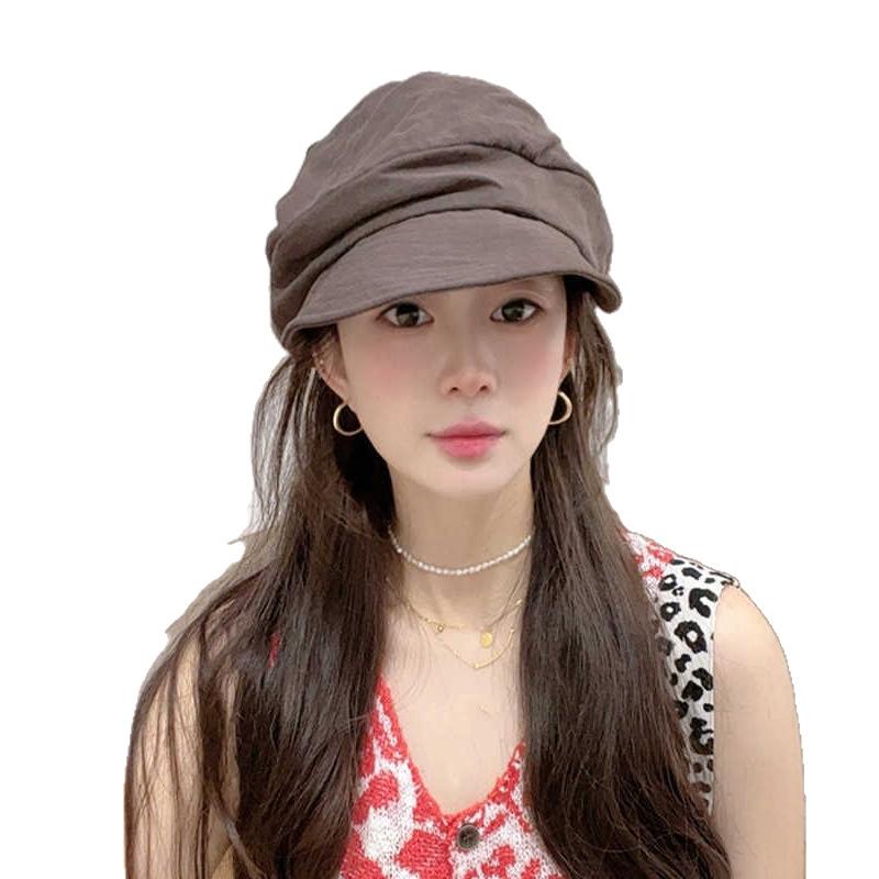 キャスケット レディース メンズ 帽子 春夏 レトロ 八角帽 ベレー帽 通気性 速乾 深灰 米色 カーキ・カテゴリ: 八角帽・スタイル: 百搭.極簡.カジュアル.OL.シンプル・色: 深灰.米色.カフェ・サイズ: 55-59cm (調節可能...