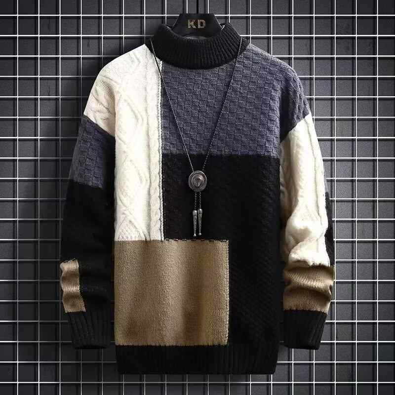 ニット メンズ 男性用 セーター 秋冬 ハイネック プルオーバー 暖かい 裏起毛 ゆったり 厚手 ポリエステル ブラック 黒 グレー グレー ベージュ・カテゴリ: ニット・スタイル: カジュアル・タイプ: プルオーバー・フィット: ルーズ・...