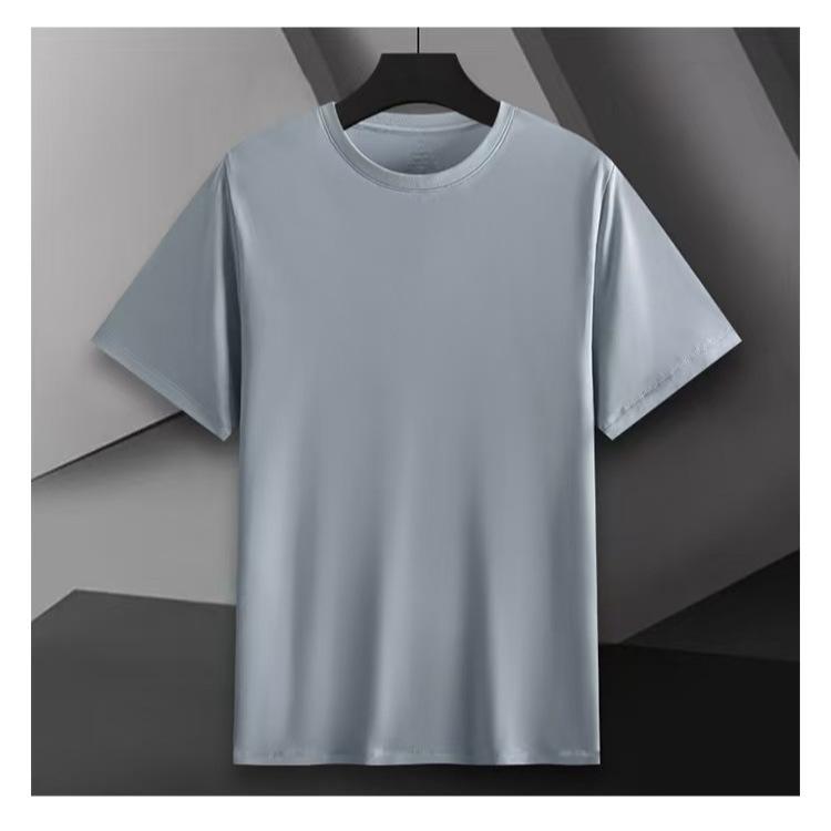 5個セットTシャツ メンズ 半袖 コットン混紡 無地 クルーネック カットソー 接触冷感 吸湿速乾 ストレッチ 普段使い ルームウェア 春夏