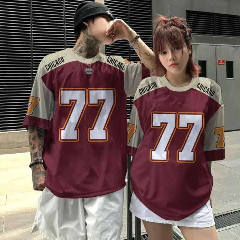 2個セットTシャツ メンズ 男性用 3Dデジタルプリント バスケ バスケットボール スポーツ 半袖 Tシャツ 麻 リネン混紡 ゆったり ルーズフィット・スタイル: カジュアル, 休闲・柄: ストライプ, プリント・カテゴリ: Tシャツ・対象...
