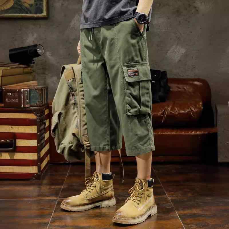 ハーフパンツ メンズ 男性用 カーゴパンツ ゆったり ストレート ミリタリー 無地 薄手 7分丈 ズボン ワークパンツ 普段使い 部屋着・カテゴリ: メンズパンツ・スタイル: 韓国・スタイル: カジュアル・パンツ丈: 七分丈・フィット: ル...