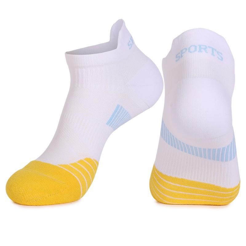 5個セット靴下 スポーツ メンズ レディース 登山用 ランニング クールマックス 無縫製 吸湿速乾 防臭 ショート リブ ソックス 白 黄色 グレー ブルー ブラウン 春夏秋冬・面料: 綿・双針: シングルニードル・縫製: 手作業による無骨...
