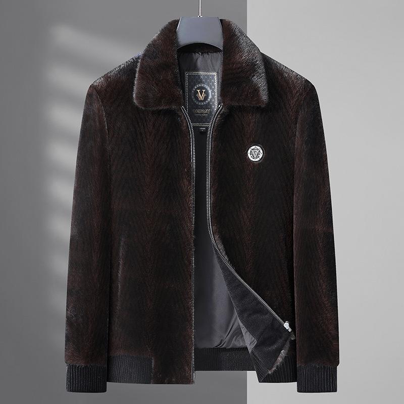 ジャケット 男性用 大きいサイズ ビジネス カジュアル 暖かい ポリエステル 翻襟 厚手 無地 冬季 アウター コーヒー色・商品カテゴリ: ジャケット・スタイル: ベーシック・対象: 大きいサイズ・襟型: レギュラーカラー・シルエット: ル...