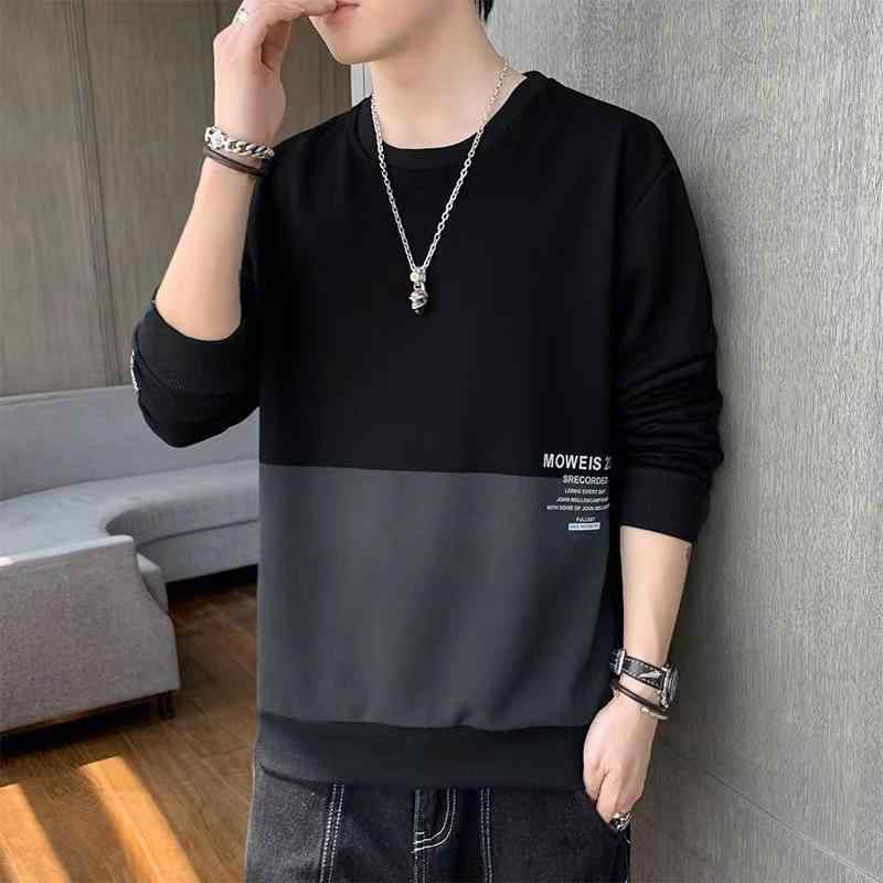 スウェット メンズ トップス 長袖Tシャツ ポリエステル プリント 秋物 カットソー プルオーバー 丸首 スポーティー カジュアル 黒 青 白・カテゴリ: スウェット/トレーナー・スタイル: 韓国・袖丈: 長袖・ネックライン: ラウンドネッ...