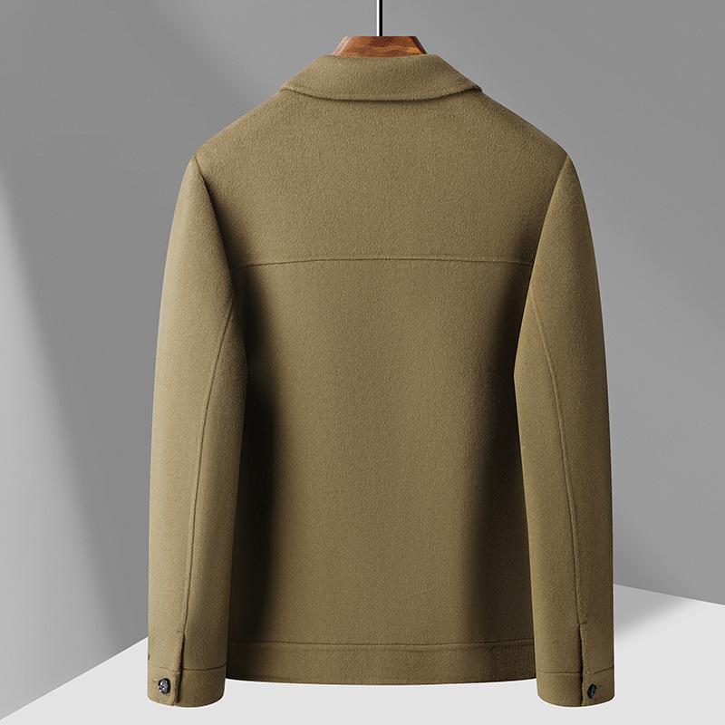 ジャケット メンズ ウール 厚手 アウター 秋冬 立襟 防風 男性用 普段使い 黄色系 黒・素材機能: 透湿.防風.防撕裂.高耐変色性・カテゴリ: ジャケット・スタイル: アーバン・対象年齢: 24-35歳・襟の形: スタンドカラー・フィッ...