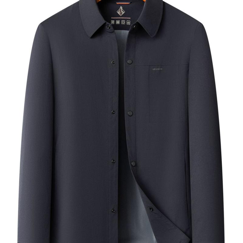 ジャケット メンズ 紳士服 春秋 薄手 襟付き 防風 無地 普段使い 伸縮性 耐摩耗 紺色 グレー