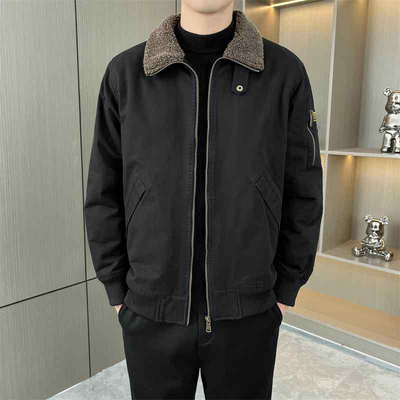 ジャケット メンズ 男性用 ブルゾン 秋冬 立襟 コーデュロイ 裏起毛 厚手 防寒 普段使い ワーク ブラック カーキ ベージュ・項目名: カテゴリ・値: ジャケット・項目名: スタイル・値: カジュアル・項目名: ネックライン・値: 立ち...