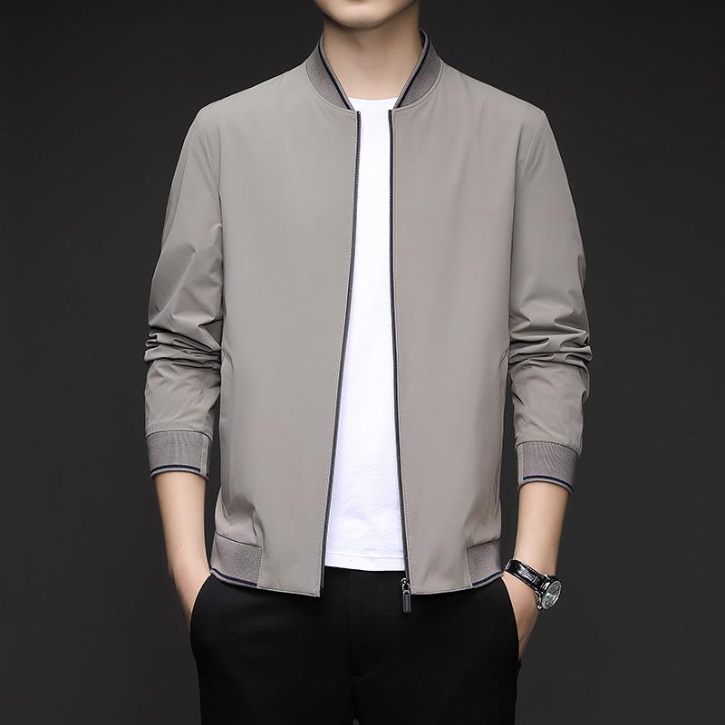 ジャケット メンズ ブルゾン ジャンパー 薄手 カジュアル 男性用 春秋 立襟 配色 防風・素材機能: 防風・カテゴリ: ジャケット・スタイル: 韓国・対象年齢: 若者・襟の形: スタンドカラー・フィット: スリム・前立て: ジッパー・フー...