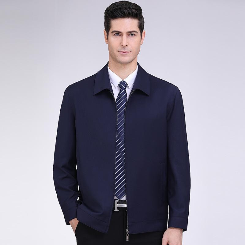 ジャケット メンズ 男性用 ウール混紡 アウター 秋冬 紳士 シニア 普段使い 上着 厚手 防寒 ブルー・商品カテゴリ: ジャケット・スタイル: カジュアル・対象年齢: 成人・対象: 男性・素材機能: 耐摩耗・襟型: 襟付き・フィット: レ...