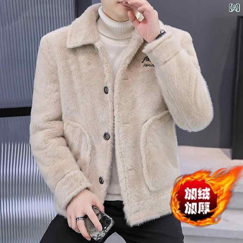 ジャケット メンズ 男性用 裏起毛 防寒 厚手 ショート丈 流行 カジュアル トップス アウター 秋冬 オフホワイト グレー ブラック コーヒー・カテゴリ: ジャケット・スタイル: 流行・領型: 襟・フィット: レギュラー・フード: なし・...