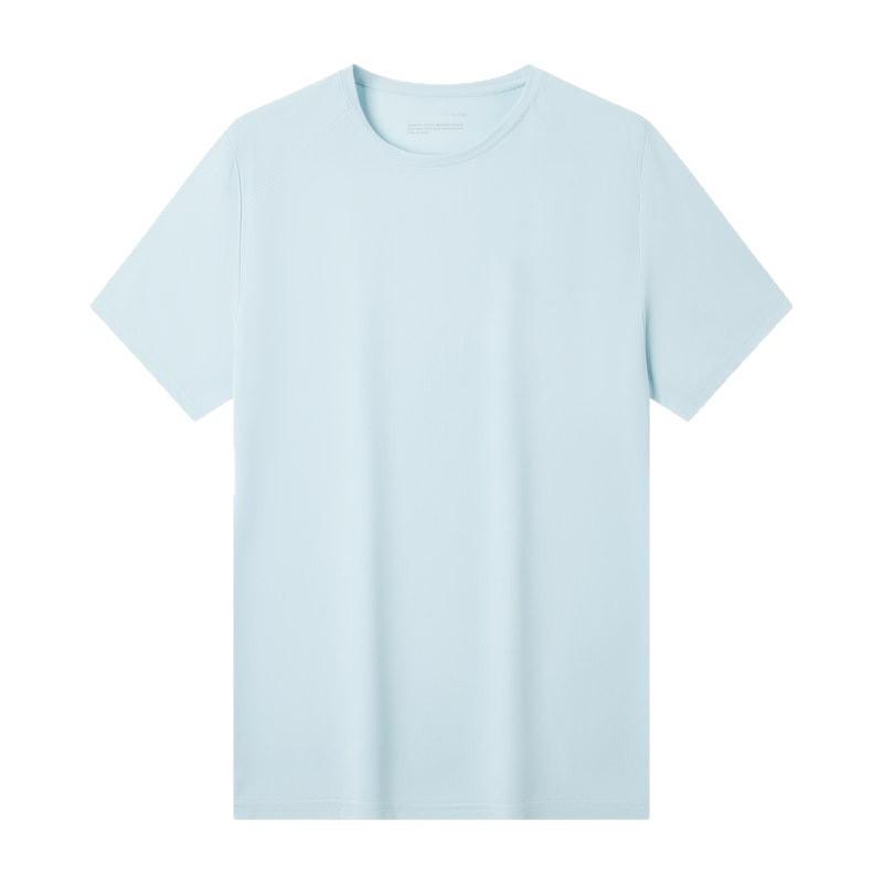 Tシャツ 男性用 高機能 速乾 スポーツウェア 半袖 接触冷感 アウトドア トレーニング ウェア 伸縮性 涼感 無地 トップス 霜月白 骊黒 青衫绿 烟グレー 瓷青藍・カテゴリ: Tシャツ・スタイル: スポーツ.カジュアル.スポーツカジュア...