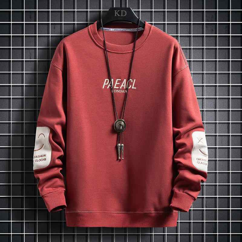 Tシャツ メンズ 長袖 カットソー 韓国 薄手 トップス プルオーバー プリント 修身 春秋 ポリエステル ホワイト ブラック レッド グレー・カテゴリ: トレーナー/スウェット・スタイル: 韓国・袖丈: 長袖・ネックライン: クルーネック...