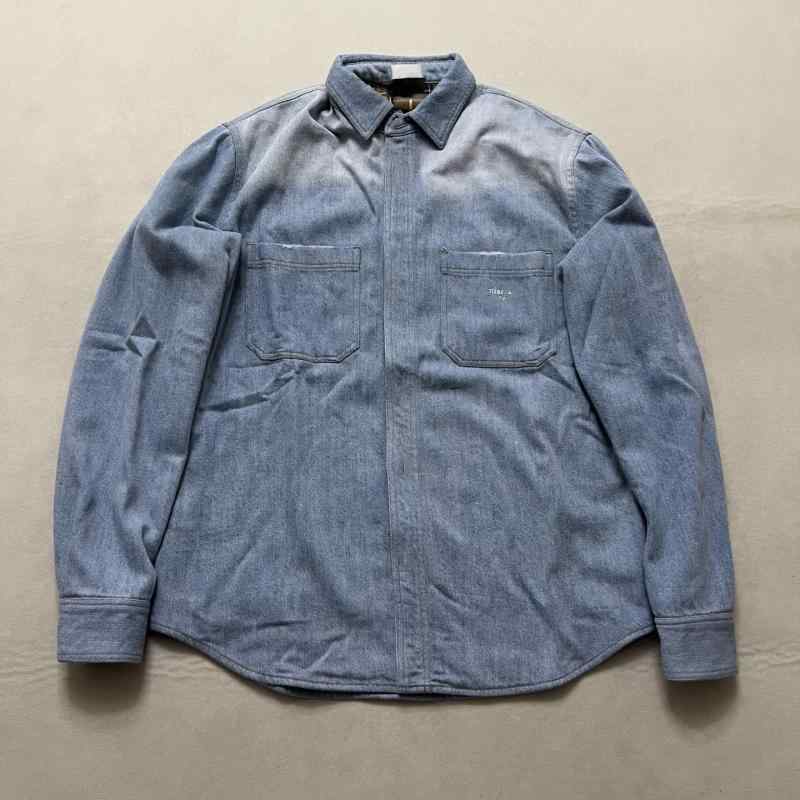 デニムジャケット 男性用 Gジャン 春秋 ストリート ウォッシュ加工 コットン 複数ポケット:[{