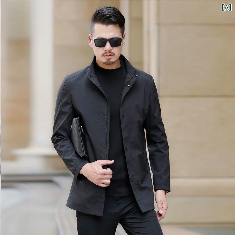 ジャケット メンズ 男性用 ブルゾン ジャンパー アウター トップス ビジネス カジュアル 普段使い 大きいサイズ ブラック 黒 グリーン ポリエステル・素材: ポリエステル・カラー: ブラック.グリーン・サイズ: 165/84A.170/...