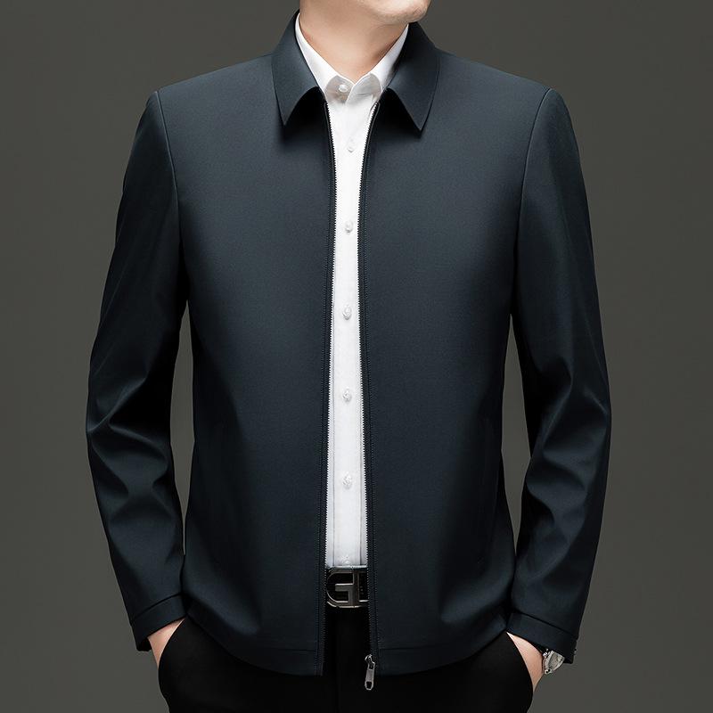 ジャケット メンズ テーラードジャケット 男性用 ブルゾン ミドル丈 無地 ポリエステル 秋 カーキ系・商品カテゴリ: ジャケット・スタイル: ベーシック・対象年齢: 成人・対象: 若者・性別: メンズ・襟の形: 襟付き・フィット: スリム...